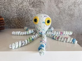 Háčkovaná hračka - Chobotnice Eli