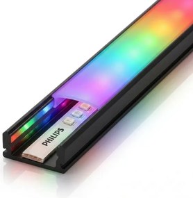 SADA 1x LED RGBW Pásek WHITE AND COLOR LED/20W/230V 2 m + 2x vestavný profil 1 m