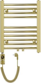 Mexen Ares, elektrické topné těleso 500 x 400 mm, 300 W, zlatá lesklá, W102-0500-400-2300-50