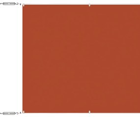 Vertikální markýza terakotová 100 x 1 200 cm oxfordská látka 148359