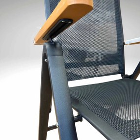 Vikio Zahradní jídelní set 140x80 pro 4 osoby přírodní VZS210P4