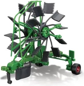 Bburago FARMLAND Traktor Valtra N174 s rotačními hráběmi / 10 cm / od