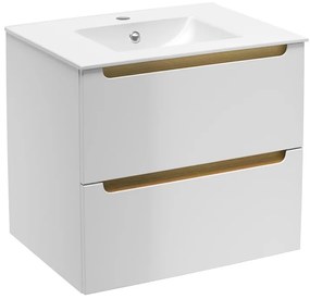 Koupelnová skříňka s umyvadlem Naturel Stilla 60x60x45 cm bílá STILLAD06056U1