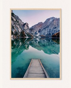 Oboustranný plakát Klidné Jezero / Horské Molo | 30 x 42 cm | DP351305