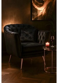 Designové křeslo Jagienka černé