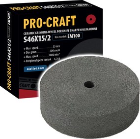 Procraft S46X15/2 /EM100 - brusný kotouč pro brusky na nože