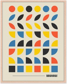 Zarámovaný digitální tisk Bauhaus Pieces