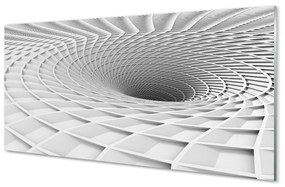 Obraz na skle 3d geometrický násypka 140x70 cm