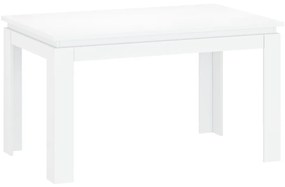 Kondela Rozkládací stůl, bílá, 135-184x86 cm, LINDY