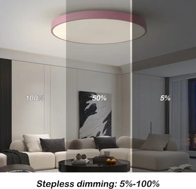 Brilagi-LED Stm svítidlo POOL SMART LED/100W/230V 80 cm Wi-Fi Tuya+DO růžová