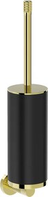 Mexen Triv, závěsný WC kartáč, černá/zlatá, 430x85mm, 70A33071-50B