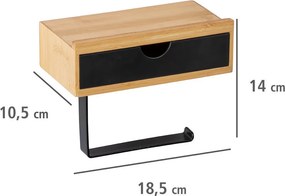Držák na toaletní papír BAMBUSA s bambusovou zásuvkou, WENKO