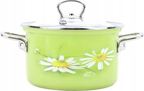 Hrnec Belis Daisy 24cm 6,1l se skleněnou poklicí