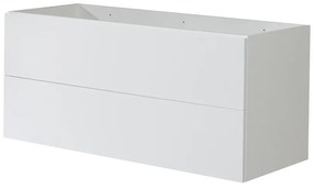 Mereo Mereo, Aira, koupelnová skříňka 121 cm, bílá, dub, šedá, CN713S