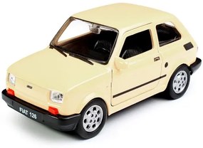 Welly Fiat 126, Krémový 1:34-39