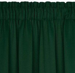 ZATEMŇOVACÍ ZÁVĚS NA PÁSCE PARISA 135X270 CM TMAVĚZELENÁ