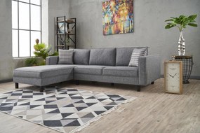 Hanah Home Pohovka KALE šedá levý roh 825BLC2715