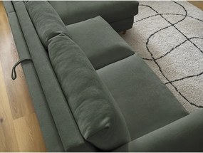 Zelená rohová pohovka Nouveau Cocoone – Bobochic Paris