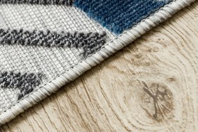 Dywany Łuszczów, Kusový koberec Botanic 65242 Feathers grey – na ven i na doma, 157x220, modrá, chodba / předsíň