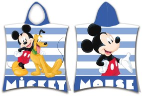Jerry Fabrics Dětské pončo 50x115 cm - Mickey "Stripe"