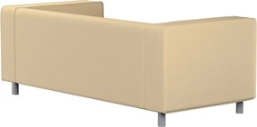 Potah na pohovku IKEA  Klippan 2-místná barva béžová látka lesklé, pletený vzor