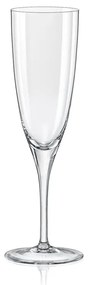 Crystalex - Bohemia Crystal Sklenice na šampaňské Kate 220 ml, 6 ks