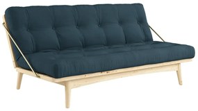 Modrá Pohovka Folk Sofa Bed – Clear lacquered/Petrol  KARUP DESIGN