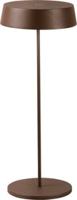FAN LED-COCKTAIL-BRO Nabíjecí venkovní stolní svítidlo COCKTAIL bronz, hliník, 20,2 W, 192 lm, 3000 K, stmívatelné, IP54, 29,5 x 12 x 12 cm - FANEUROPE