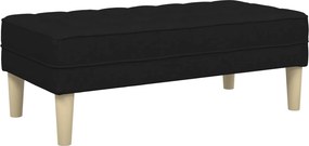 Set pohovek 2 ks Černá Polyester 3329254