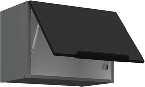 ARIA ab | horní skříňka 50 GU-36 1F výklopná | 50 cm | ANTI FINGERPRINT povrch | antracit/černá