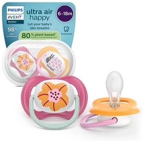 PHILIPS AVENT Šidítko Ultra air obrázek 6-18 m 2 ks Philips Avent Chlapec