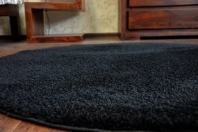Koberec Micro fiber soft shaggy černý
