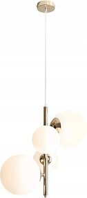 Závěsná lampa Lustr Aldex Balia Gold 4x E14/E27 Bílo-zlatá 1039L30