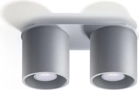 Sollux Lighting Stropní svítidlo ORBIS 2 šedé