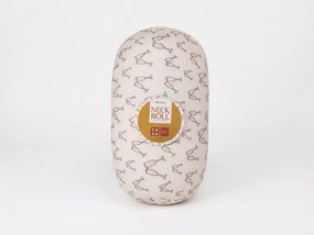 Cestovní polštářek CHEERS NECK ROLL 30x15 cm, bílý