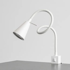 LED Lampa s klipem 1xGU10/4,7W/230V bílá