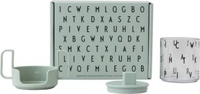 Zelený dětský hrnek Design Letters Grow With Your Cup