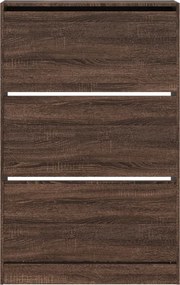 vidaXL Botník 80 x 21 x 125,5 cm kompozitní dřevo [839926] Barva: dub sonoma