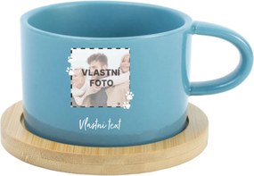 Personalizovaný keramický hrníček "MAKRONKA" s fotkou mazlíčka a textem
