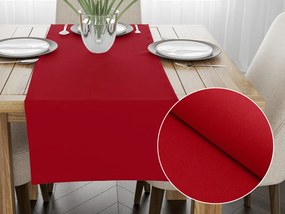 Biante Dekorační běhoun na stůl BKU-104 Sytě červený 45x180 cm