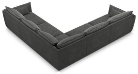 Šedá rohová pohovka (variabilní) Vanda – Mazzini Sofas