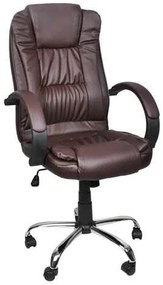 Malatec 8985 Kancelářská židle EKO kůže hnědá