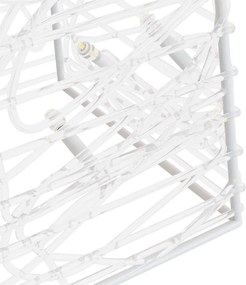 Sada akrylových světelných LED kuželů modrá 60/90/120 cm 328973