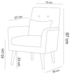 Sedací souprava 3+1 Acanti (Antracit). 1073345