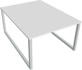 Kancelářský pracovní stůl Hobis USDO 1200, bílá RAL 9016, deskabuk