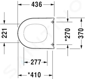 DURAVIT - Darling New WC sedátko, Softclose, bílá (0069890000)