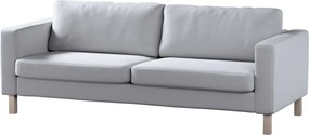 Potah na pohovku IKEA Karlstad, 3-místná, rozkládací barva šedá látka pletený vzor