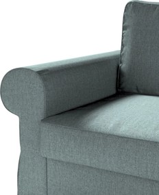 Potah na pohovku IKEA Backabro 2-místná, rozkládací barva modrá látka pletený vzor
