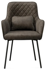 DOLMAR SEDAČKY Jídelní židle - KR-7, různé tkaniny a barvy na výběr Čalounění: šedá (Uttario Velvet 2972)