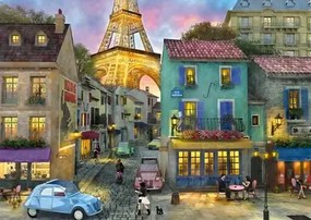SCHMIDT Puzzle V ulicích Paříže / 1000 dílků / 69,3 × 49,3 cm